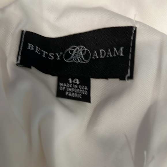 Betsy & Adam | Dresses | Betsy And Adam Drape Back Cocktail Dress ...